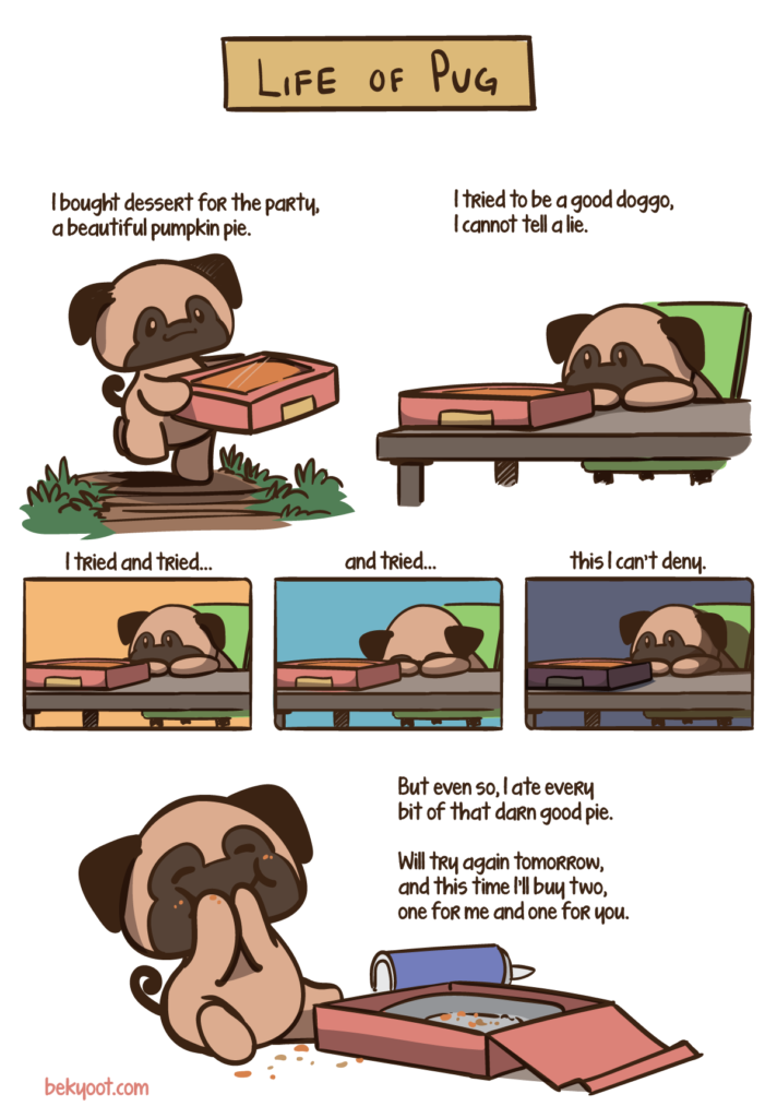 Life of Pug: Pie – BeKyoot