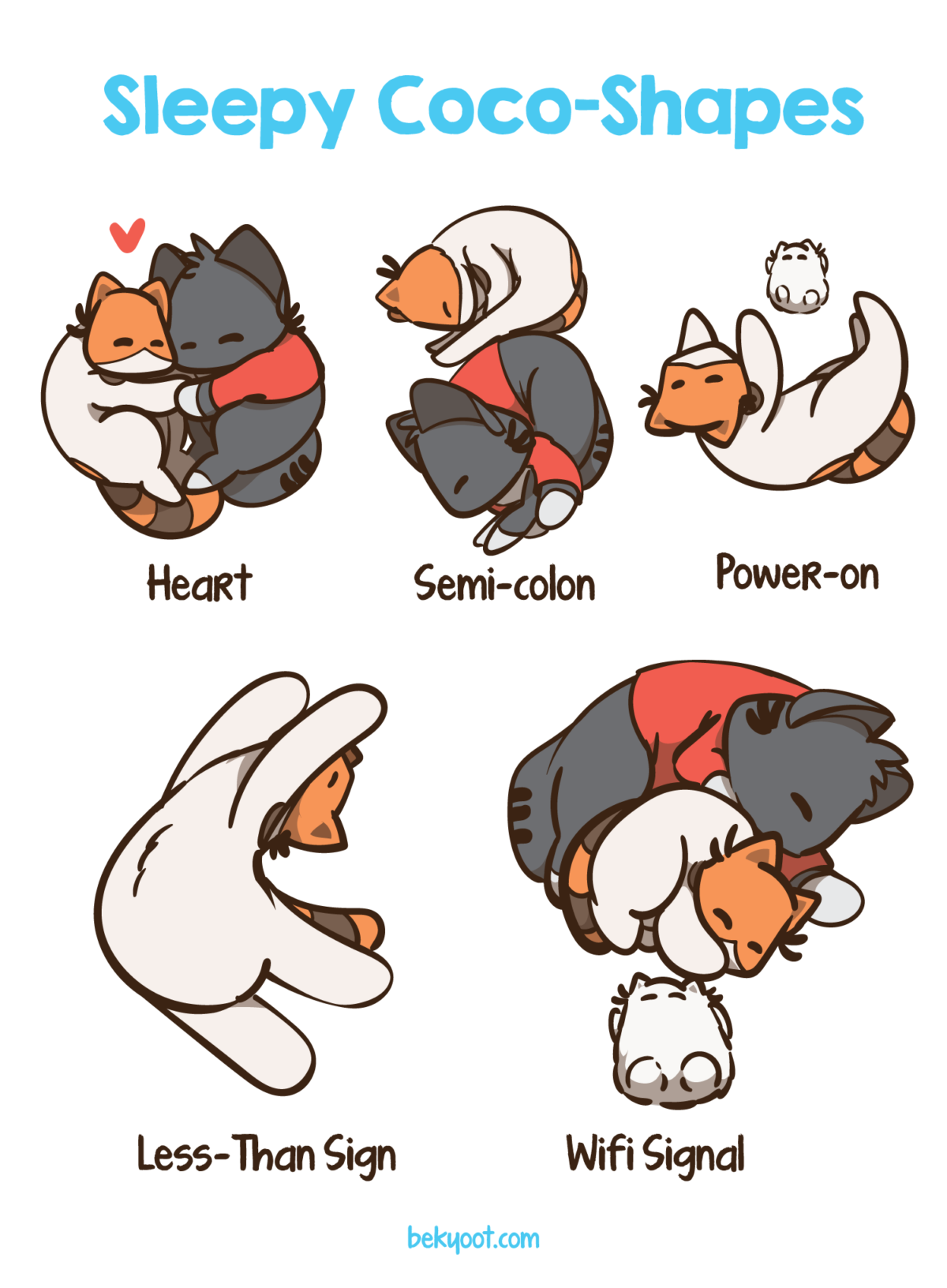 Sleepy Coco-Shapes – BeKyoot